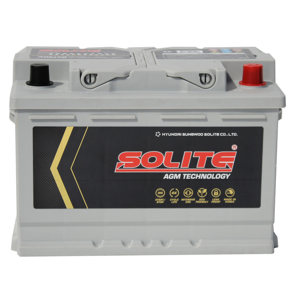 Аккумулятор SOLITE AGM70 12V 70Ah e купить в Минске | battorg.by